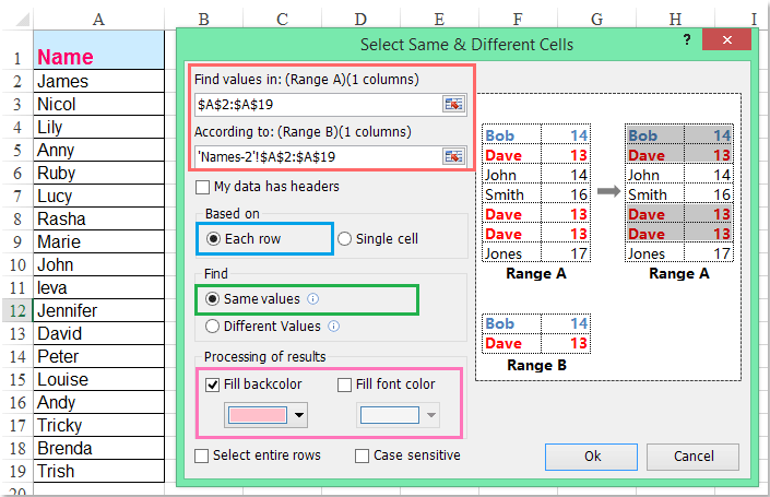 How To Vlookup To Compare Two Lists In Separated Worksheets 