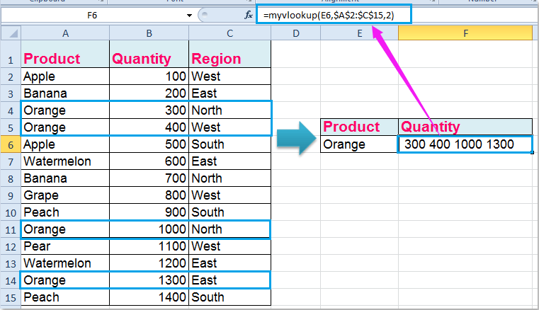 How To Vlookup To Return Multiple Values In One Cell In Excel 