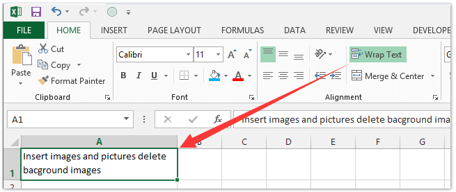 Jak Zawija Tekst Wstawiaj c Karetk Twardy Powr t Do Kom rek W Programie Excel 