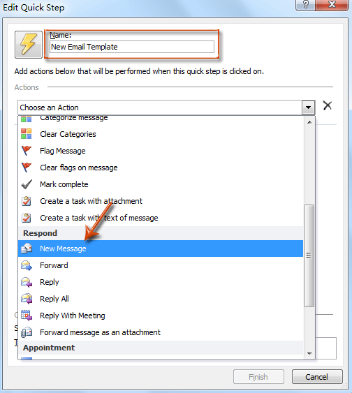 How To Add Shortcuts To Template In Ribbon In Outlook 