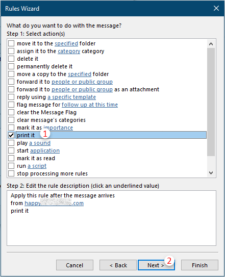 How To Automatically Print An Incoming Email In Outlook 