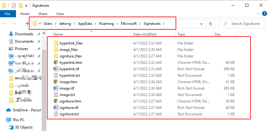 How To Backup And Restore Signatures In Outlook 