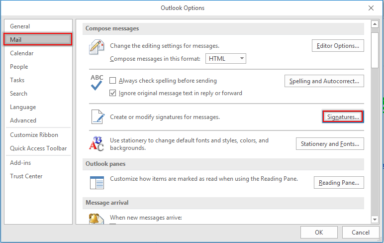 Auto Signature In Outlook Jolofunds