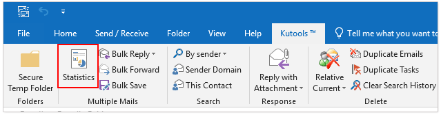 How to count total number of incoming emails per day in Outlook?