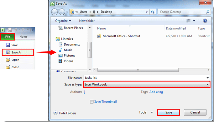 How To Extract Or Export Tasks List To Excel In Outlook 