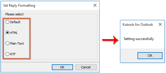 How to always reply messages in a fixed format automatically in Outlook?