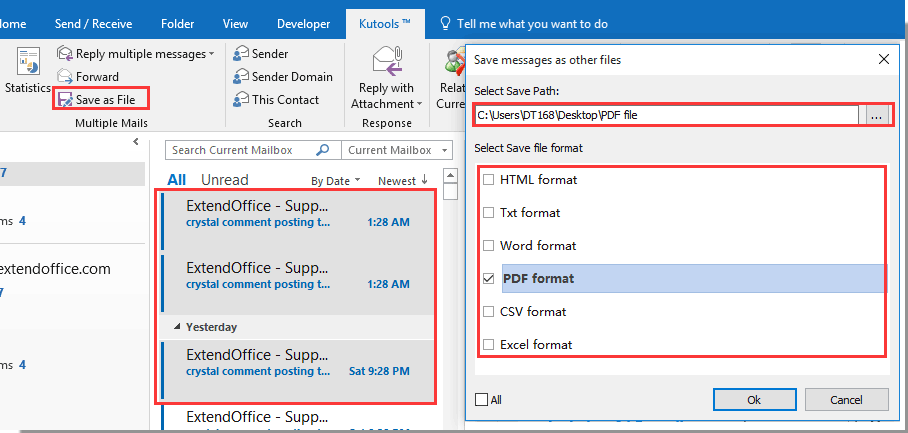 How To Save Email Message As Picture Format jpg tiff In Outlook 