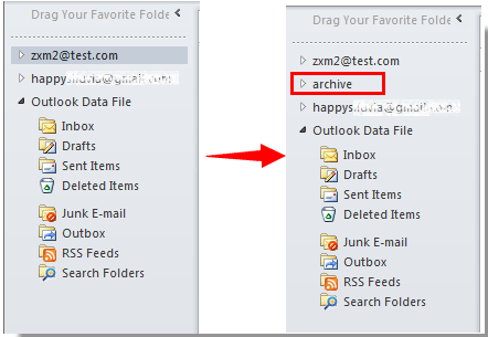 How to search archive folders in Outlook?