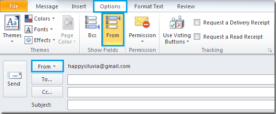 How To Send An Email On Behalf Of Other People In Outlook 