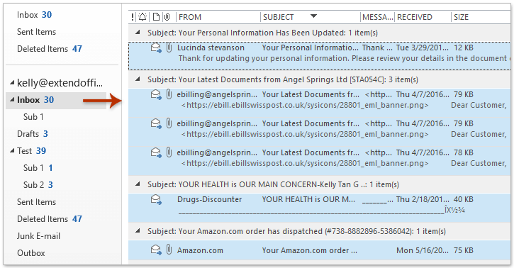 How To Export All Emails From An Outlook Mail Folder To Excel CSV 