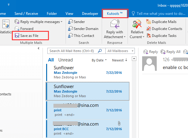 How To Export Email To Msg File In Outlook 