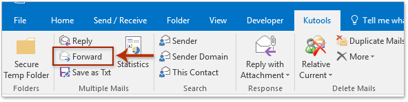 How to not forward emails as attachments in Outlook?