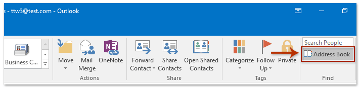How To Print Global Address List address Book In Outlook 