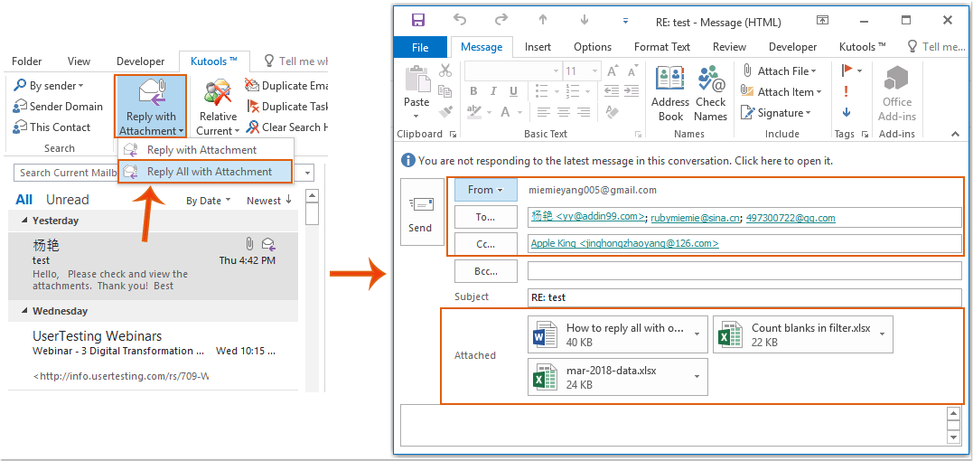 How To Reply All With Original Attachments In Outlook 