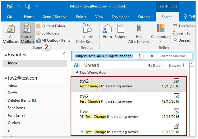 Koh rent Gl cklich Berechtigungsnachweis Outlook Search Box Aus F lle 