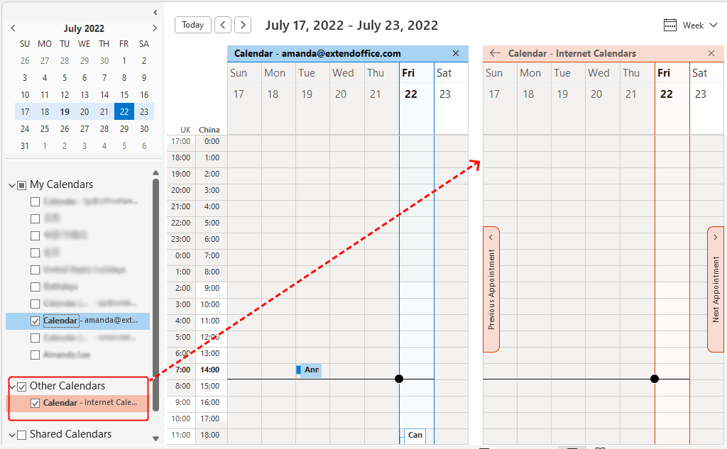 How To View Shared Calendar In Outlook 
