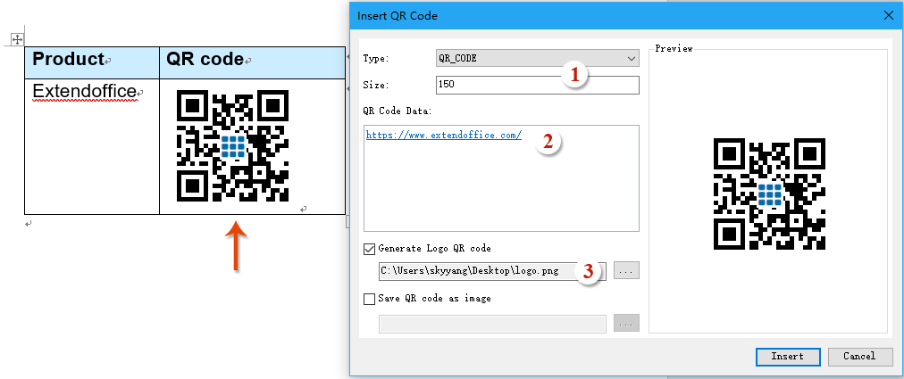 How To Create QR Code In Word Document 