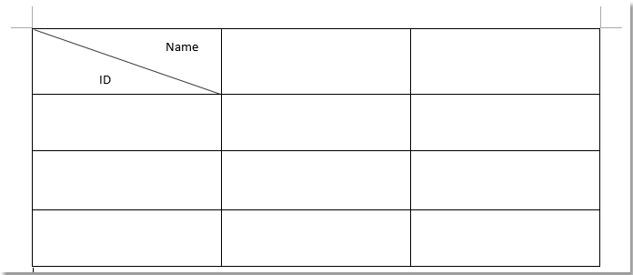 How To Insert Diagonal Line To Table In Word 