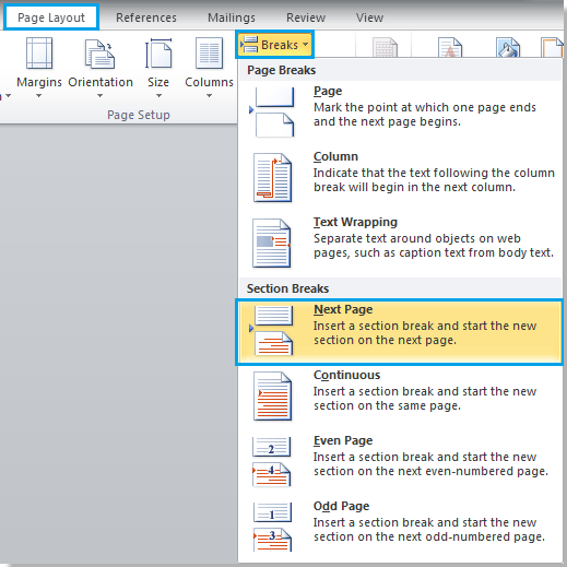 How To Add Different Formats Page Numbers To Certain Pages In Word 