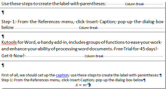 How To Remove All Column Breaks In Word 