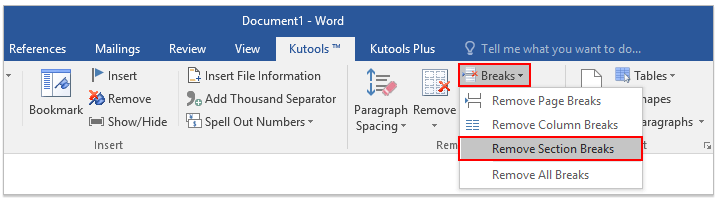Delete A Section Break Microsoft Word Mac Sterclever