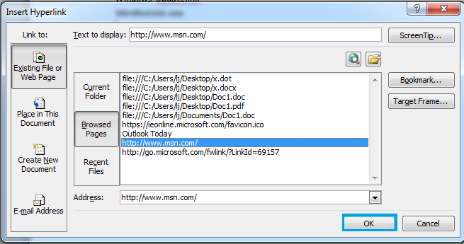 How To Insert Remove And List All Hyperlinks Of Current Document In Word 
