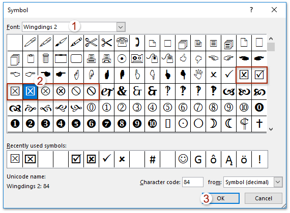 How To Quickly Insert Checkbox Symbol Into Word Document 