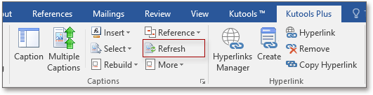 How To Update Or Refresh Caption Numbers In Word 