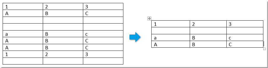 How To Remove Duplicate Rows From Table In Word Document 