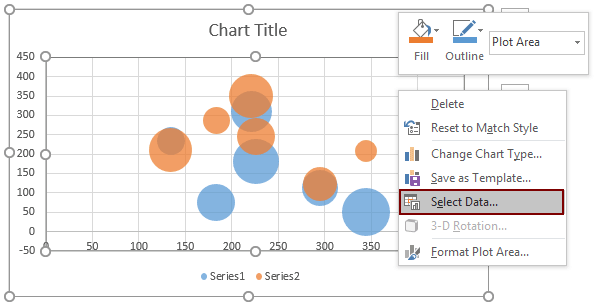 Create A Matrix Bubble Chart In Excel