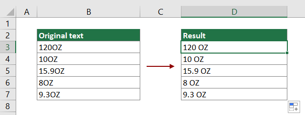 Add Space Between Number And Text In A Cell In Excel