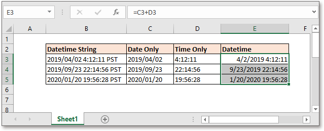Excel Formula Convert Datetime String To Datetime