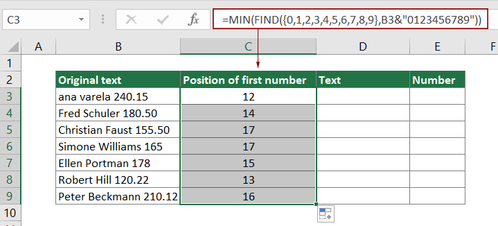Split Text And Numbers In A Cell In Excel