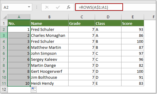 40 Formula To Generate Sequence Number In Excel Most Complete Formulas
