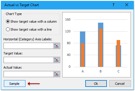 Quickly Create An Actual Vs Target Chart In Excel