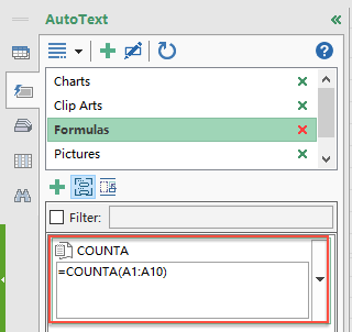 Easily create and insert Auto Text entry in Excel