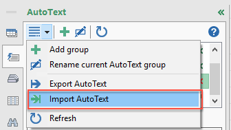 Easily create and insert Auto Text entry in Excel