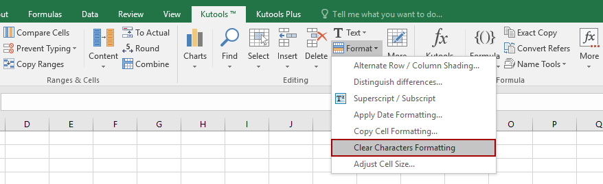 Completely Clear All Formatting Of A Range In Excel