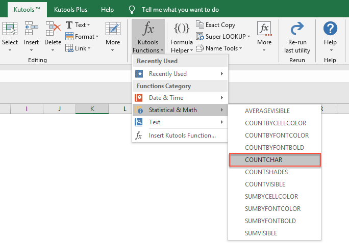 Quickly Count The Occurrences Of A Character In A String In Excel
