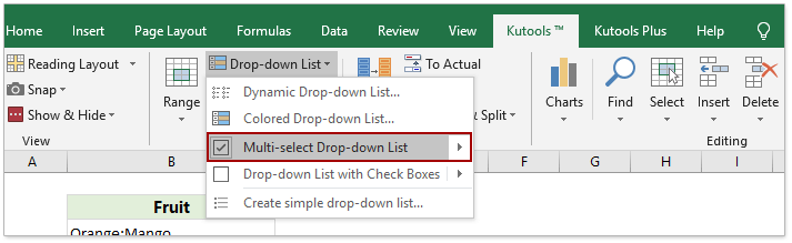 Quickly Select Multiple Items From Drop down Lists In Excel
