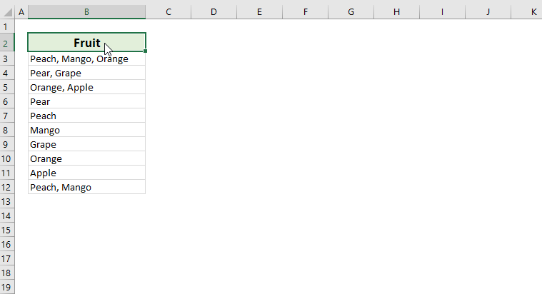 Quickly create drop down lists with checkboxes in Excel