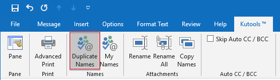 Quickly Remove All Duplicate Recipients From Toccbcc Fields In Outlook