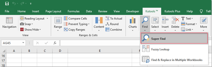 Quickly find specific text strings only in the comments in Excel