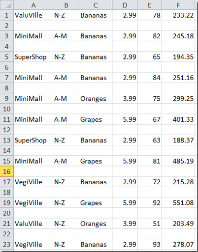 Alternately Insert Blank Rows Or Columns Every Other Rows Columns In 