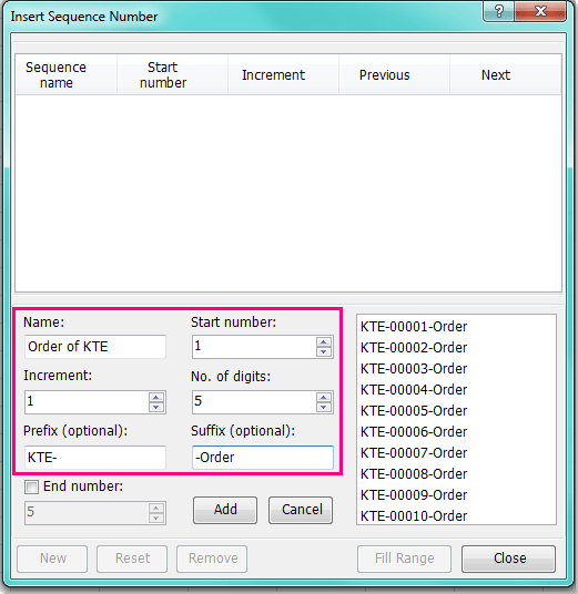 How To Create A Number Sequence In Excel - Hall Anquia