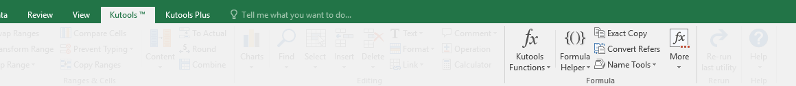 Kutools - Combines More Than 300 Advanced Functions and Tools for ...