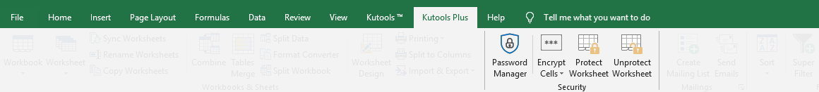 Kutools - Combines More Than 300 Advanced Functions and Tools for Microsoft Excel