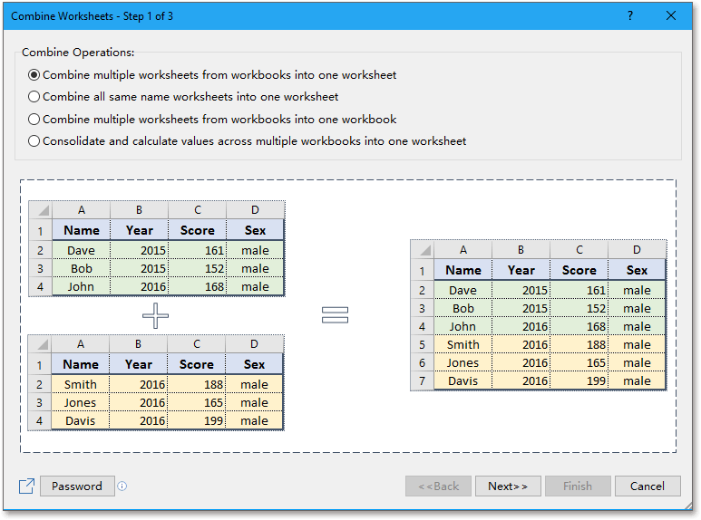 Excel Combine Worksheets Combine Multiple Excel Worksheets I