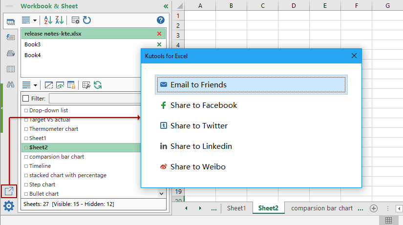 Navigation Pane – List Sheets, Workbooks, Columns and Names in Excel