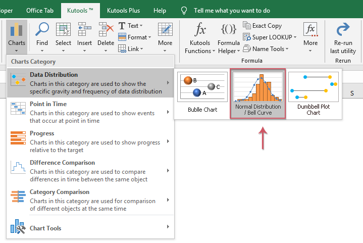 Excel Create Bell Curve Chart
